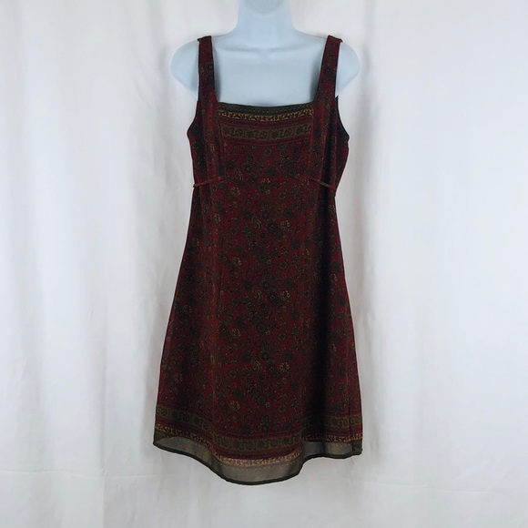 CDC | Dresses | Cdc Sheer Overlay Sleeveless Dress P | Poshmark